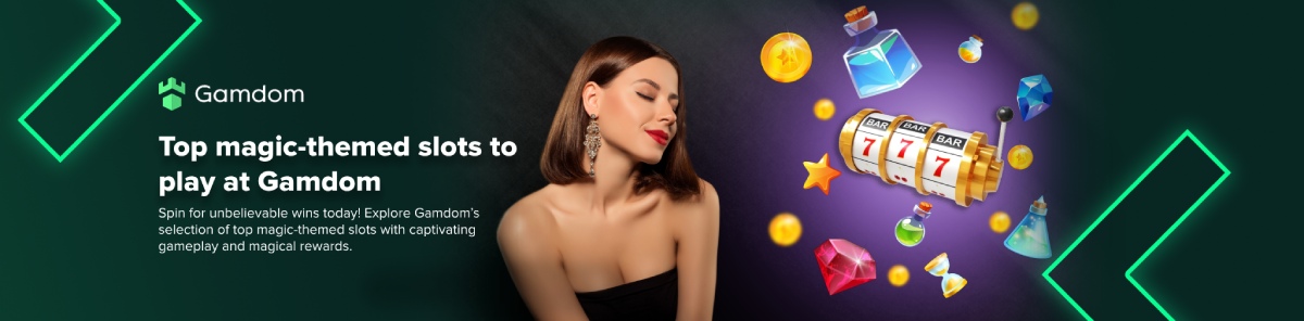 Summon lucky jackpots with magic-themed slots on Gamdom