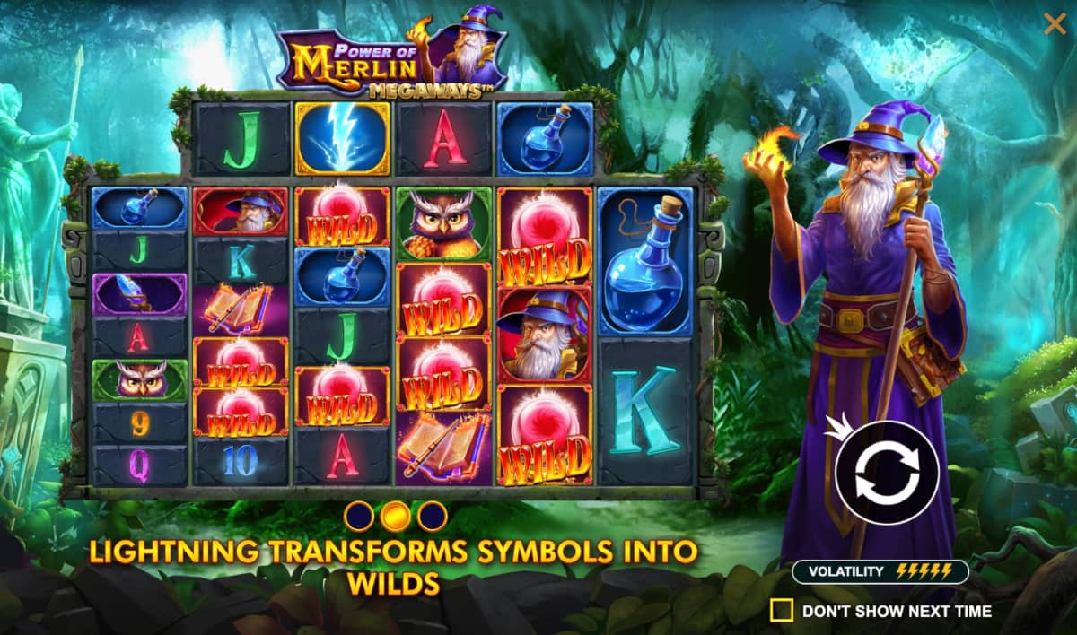 Unleash the magic of winning with Power of Merlin Megaways