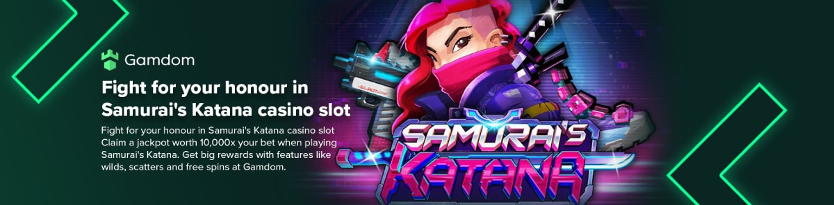 Fight for your honour in Samurai's Katana casino slot